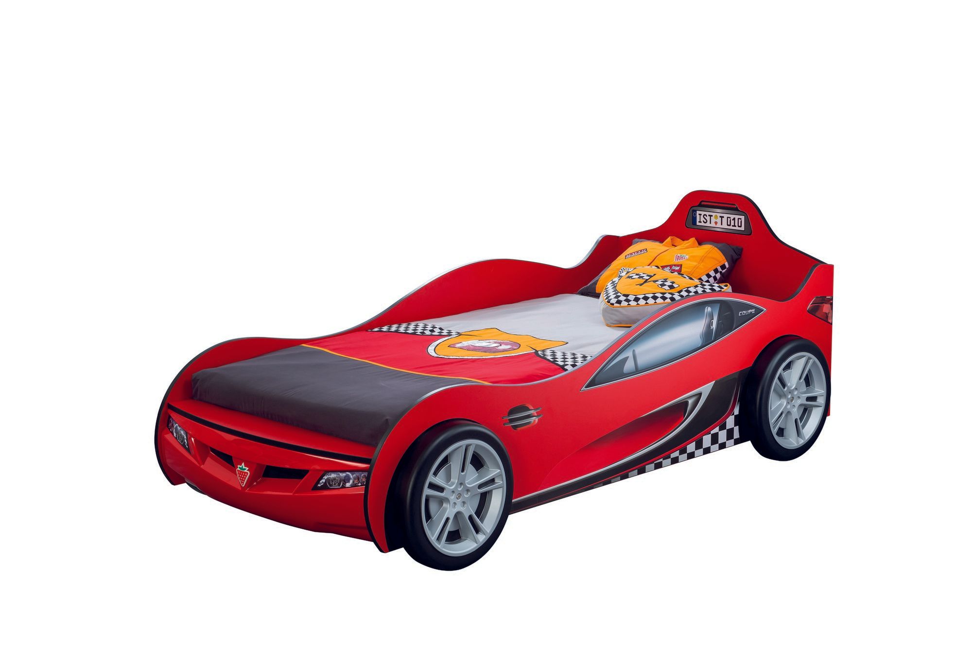 Lit-voiture pour enfant Speeda 80x190cm Rouge | Leroy Merlin