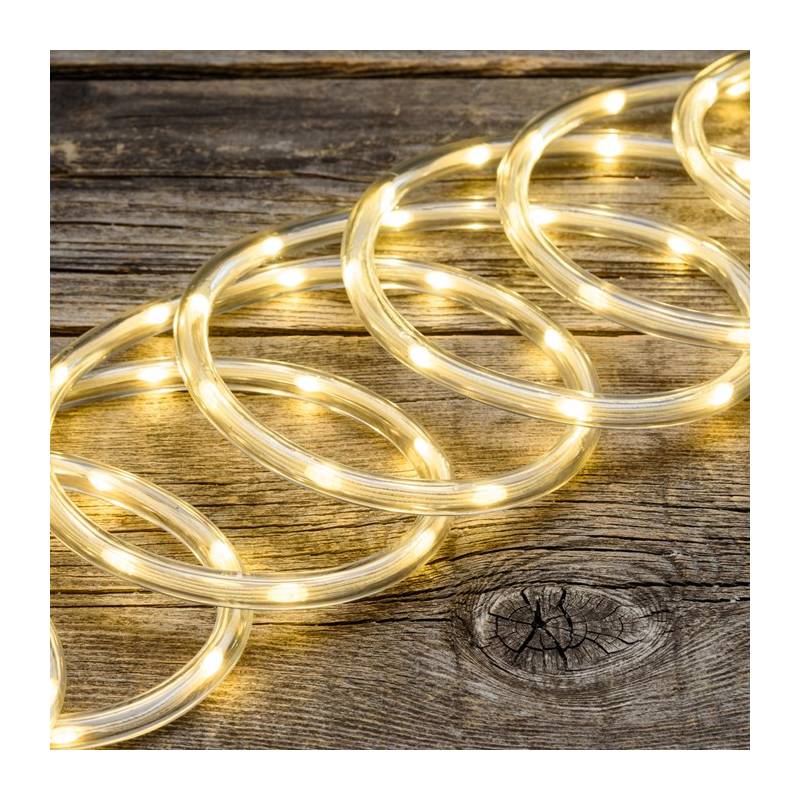 Tube lumineux 20m animée 8 modes 400 LED blanc chaud 360° haute ...