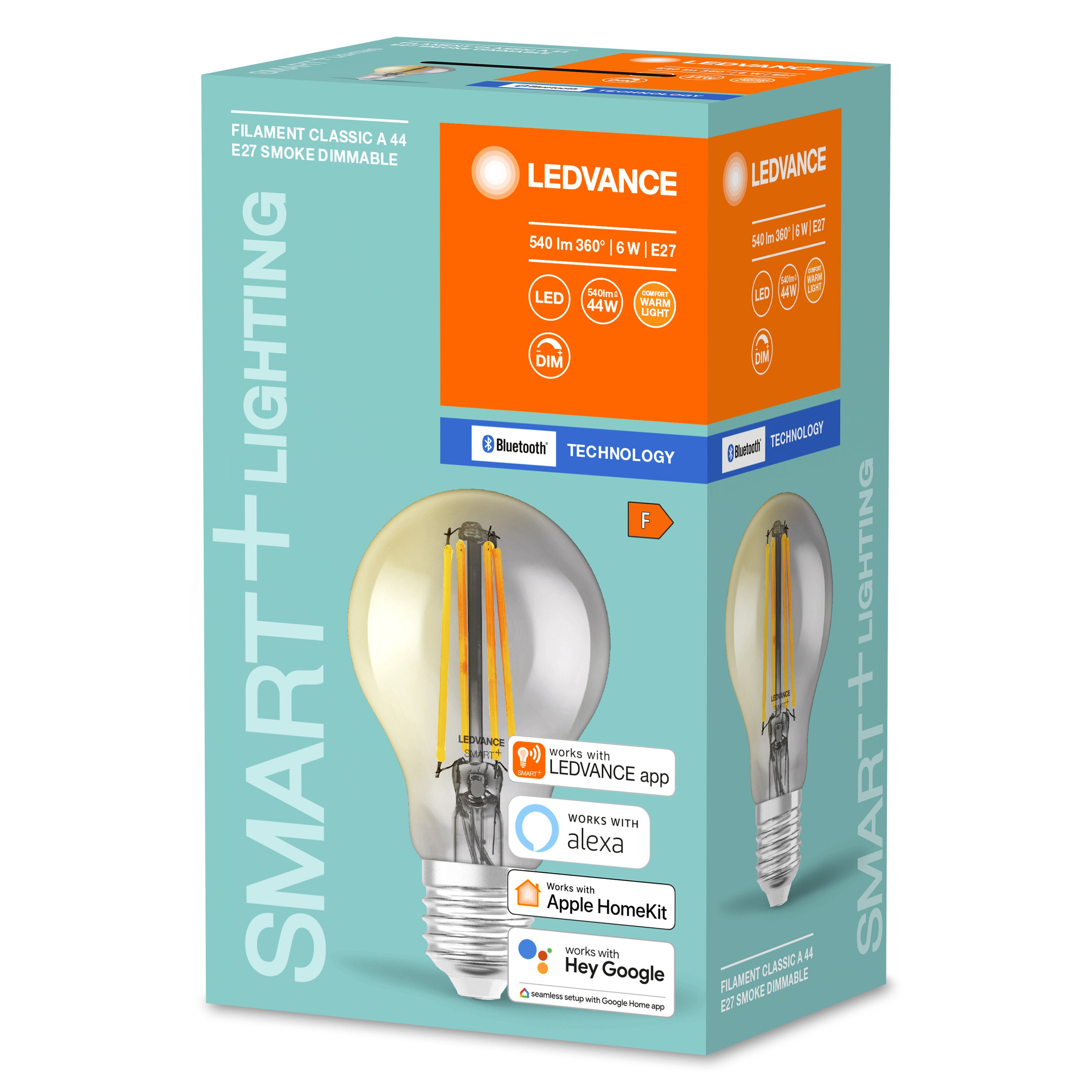 LEDVANCE Ampoule LED - E27 - Warm White - 2700 K - 6 W - remplacement pour 44-W-Incandescent ...