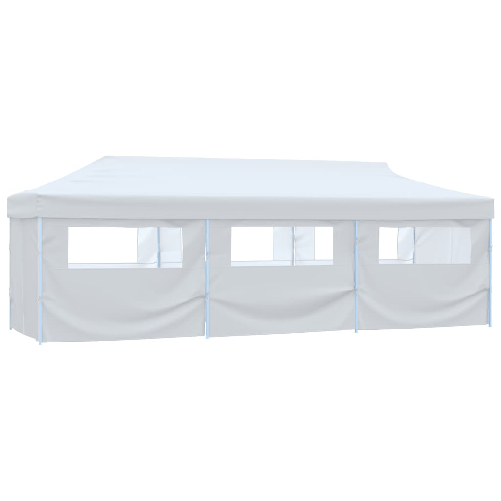 Carpa de recepción retráctil con 8 paredes 3 x 9 m Blanco | Leroy Merlin