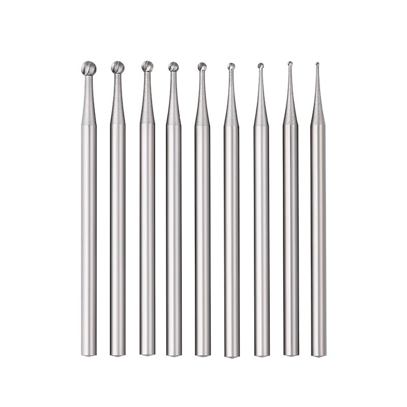 Pack de 9 fresas de carburo para tallado en madera, herramientas ...