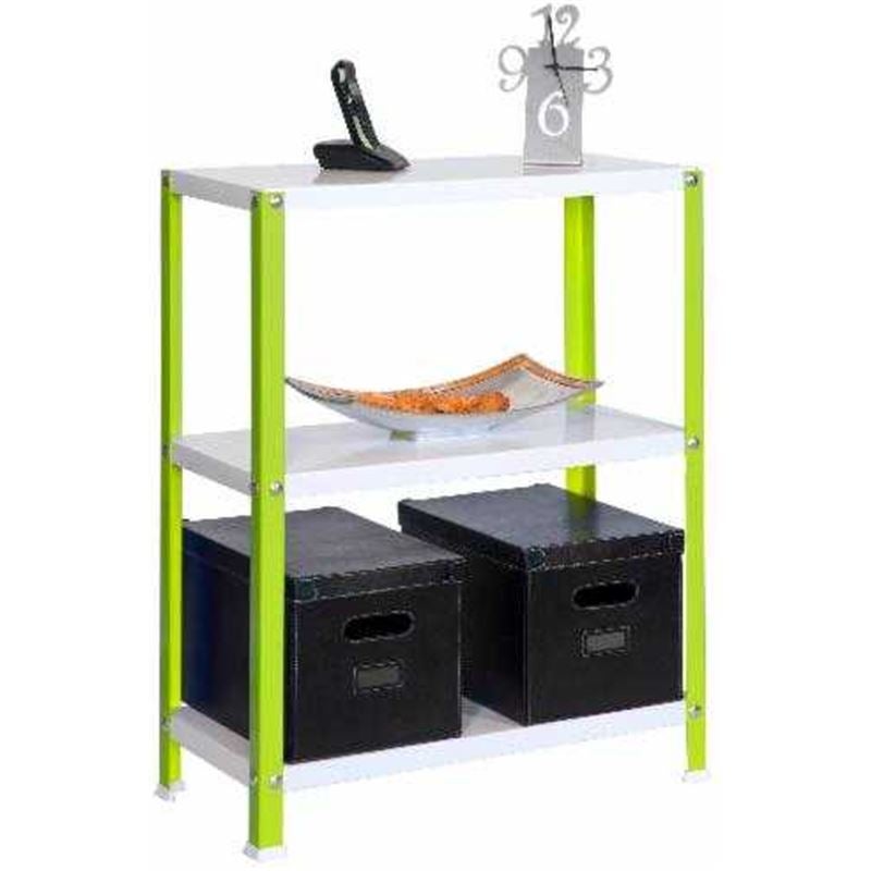 Étagère métallique sans vis SIMONHOME CLASSIC MINI 3/300 VERT/BLANC | Leroy Merlin