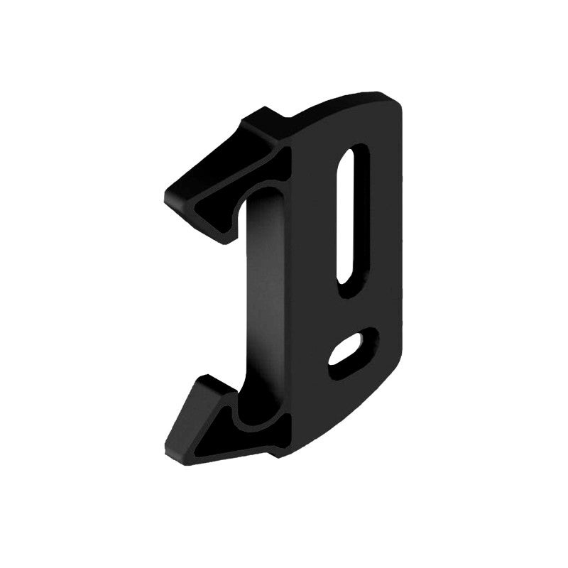 Gâche Plate en Feuillure, Noir, pour Serrure Modulox à Pêne Levant ...