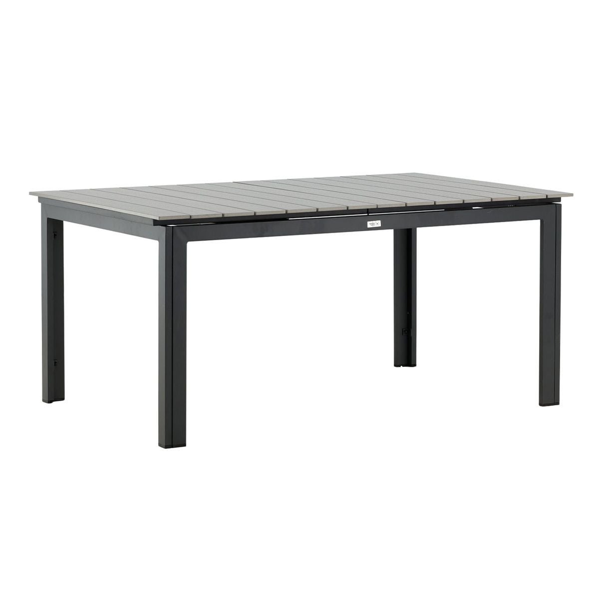 Table de Jardin Extensible "Levels" 160-240cm Noir | Leroy Merlin