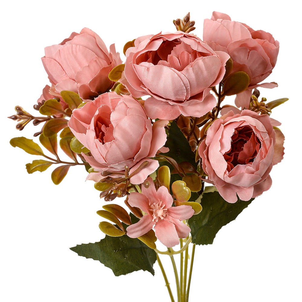 Clayre & Eef Fleur artificielle 34 cm Rose | Leroy Merlin
