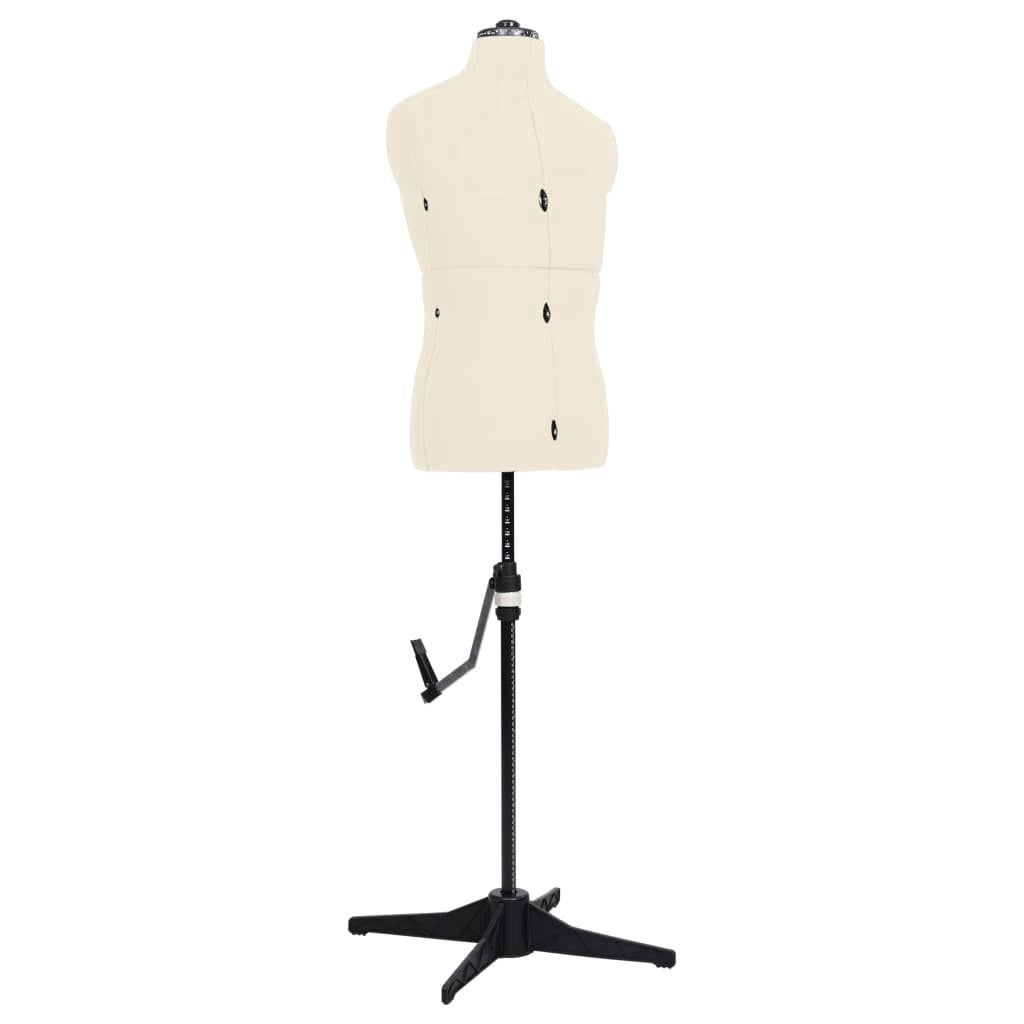 Maniquí de sastre ajustable hombre color crema talla 37-45 | Leroy Merlin