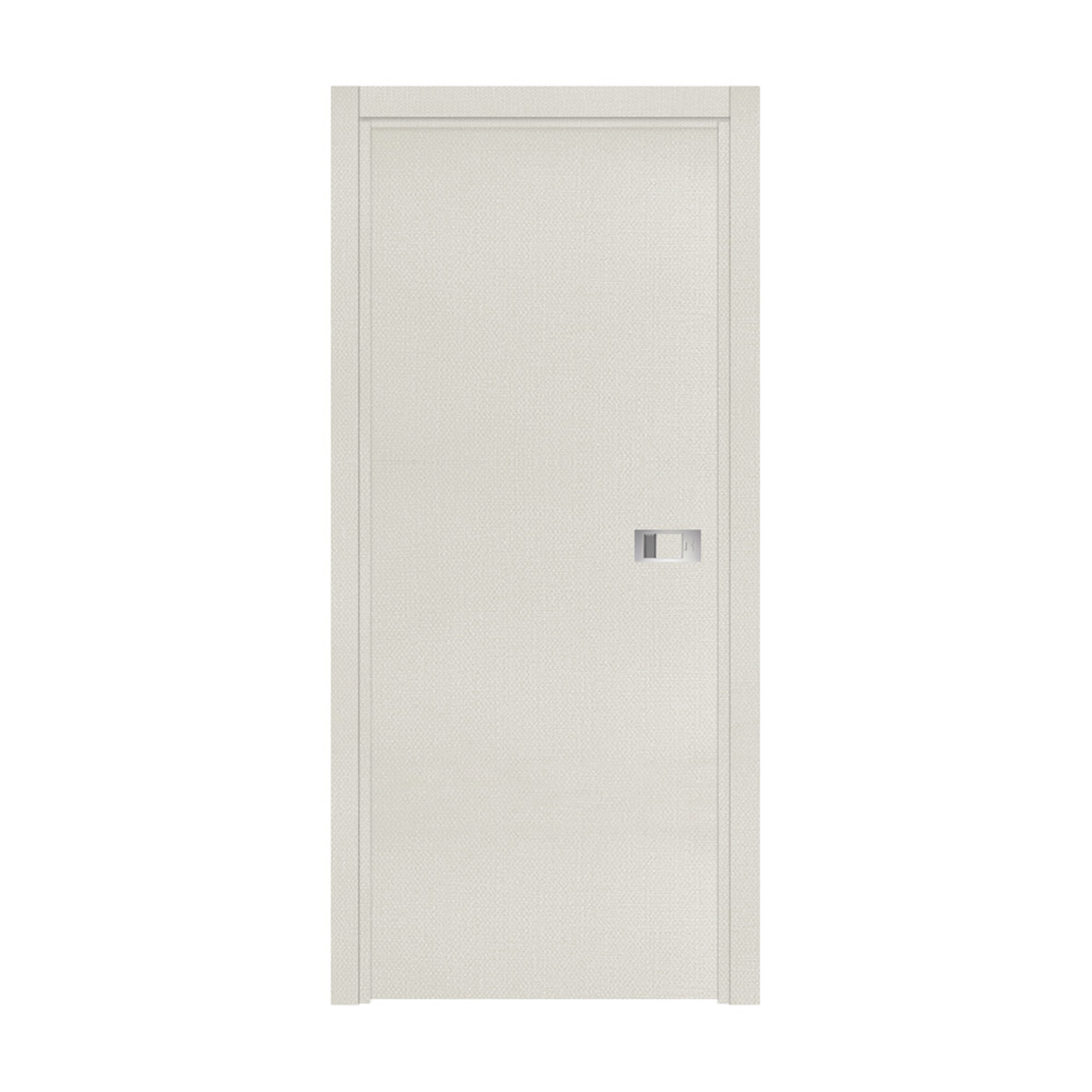 Bloc-porte Miro avec poignée Exclusive grise, H.204 x l.73 cm, aspect ...