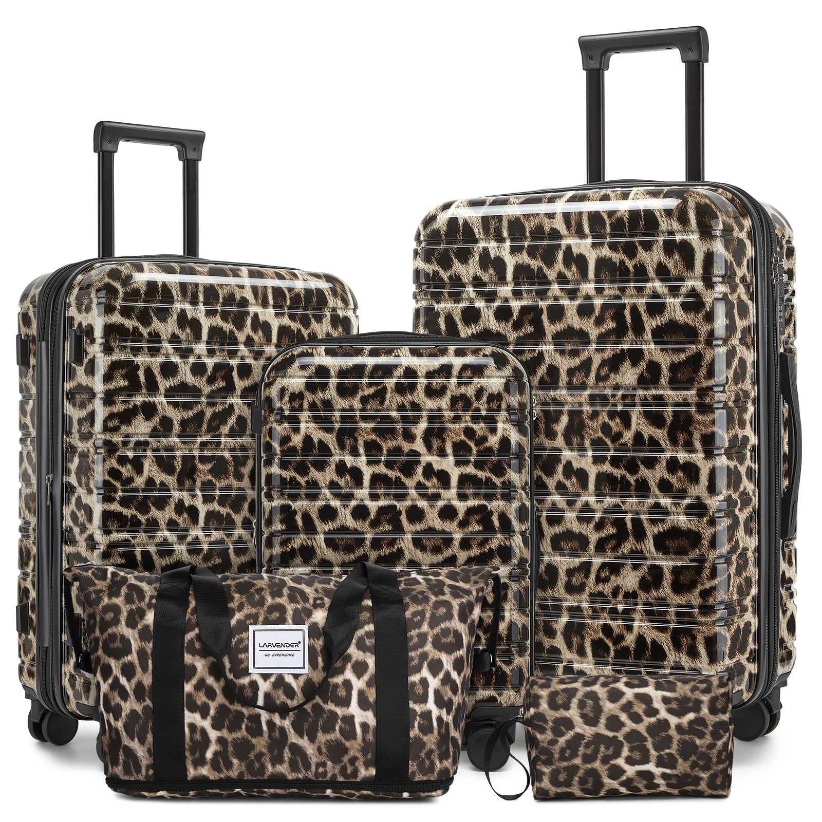 Cet ensemble de bagages cinq pièces comprend un sac de voyage et une ...