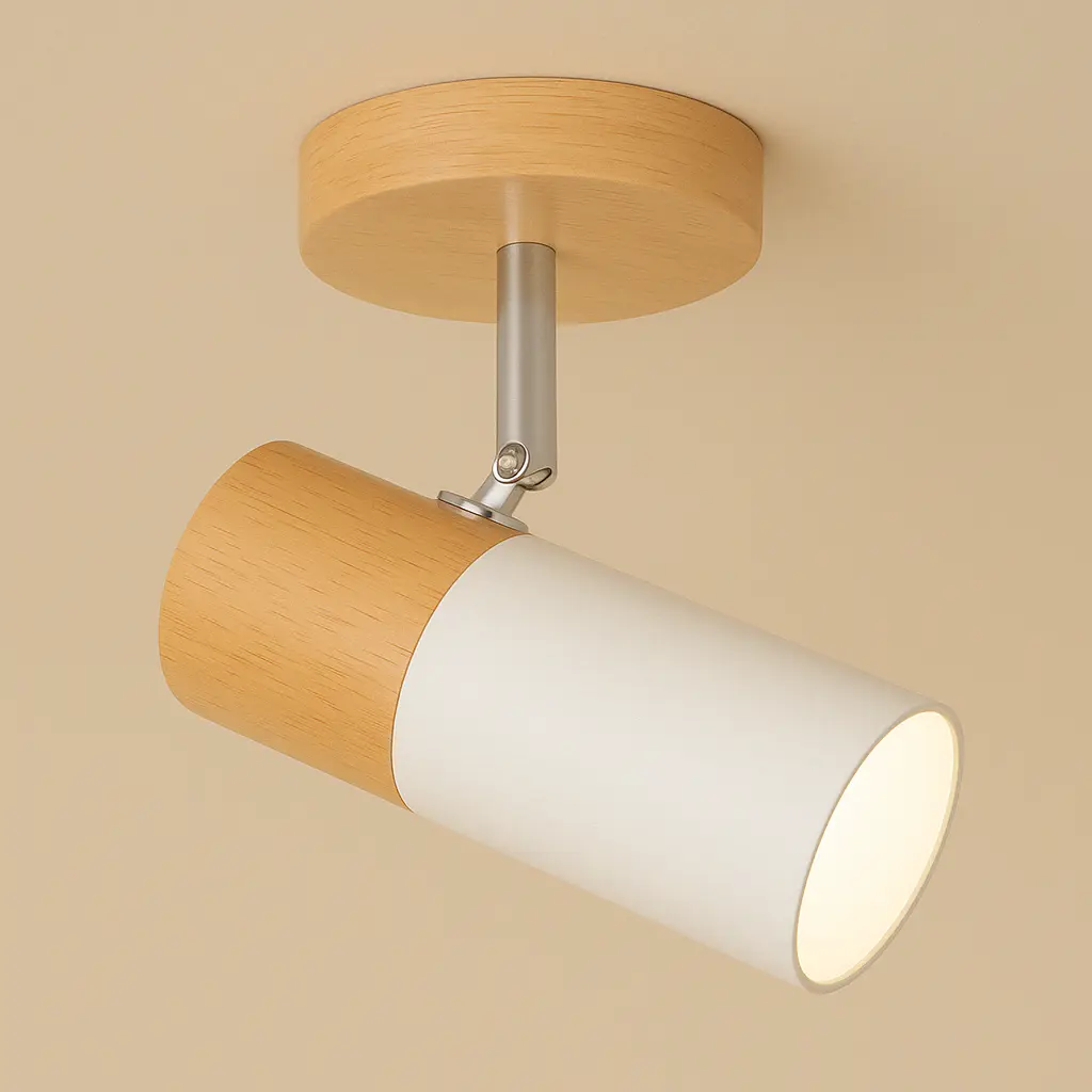 Plafonnier LED avec ampoule, spot de plafond à angle réglable, lustre ...