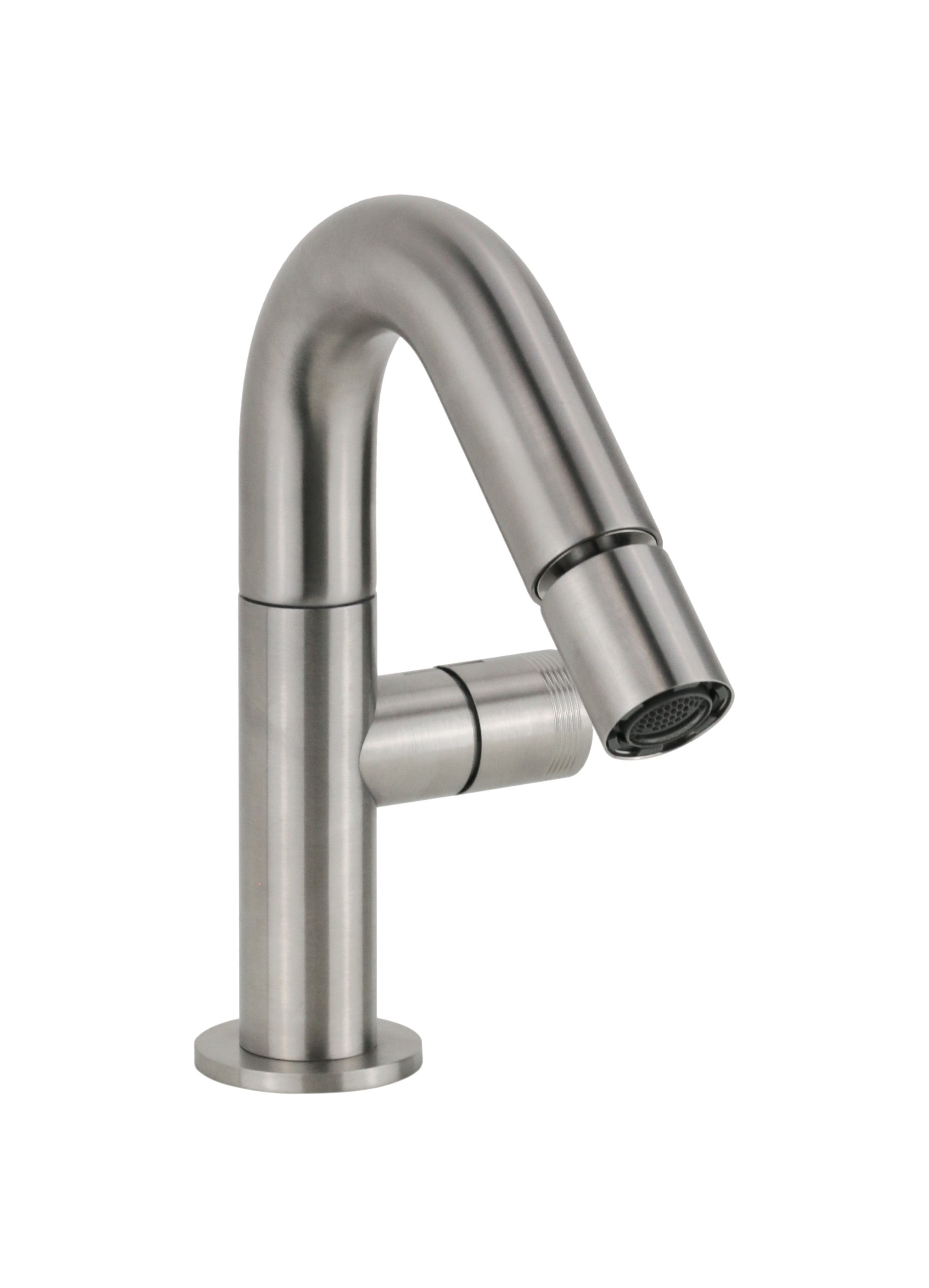 Mezclador monomando de bidé Slim con cuerpo reversible en acero AISI ...