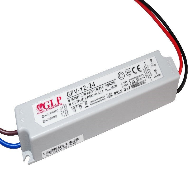 Alimentation LED DC24V W étanche IP67 GLP | Leroy Merlin