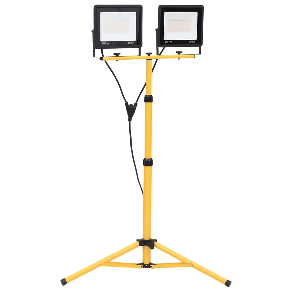 Foco LED con trípode 2x100 W Blanco frío | Leroy Merlin