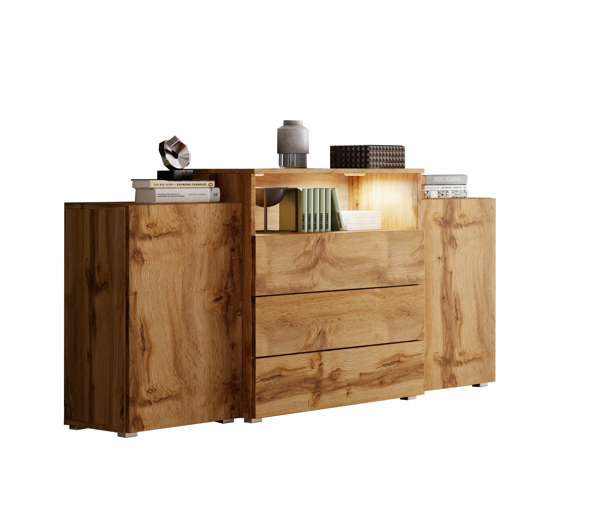 Commode URBAN III 150 Chêne Wotan | Leroy Merlin