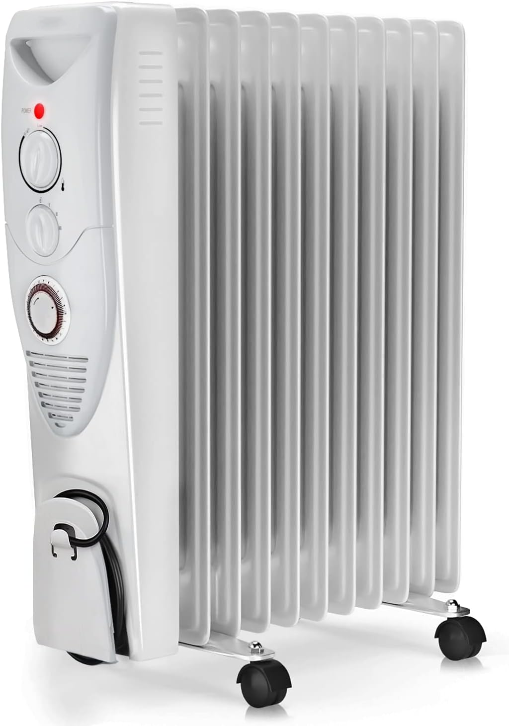 Radiateur Bain d'Huile 2500W, 11 Éléments - Chauffage Électrique avec ...