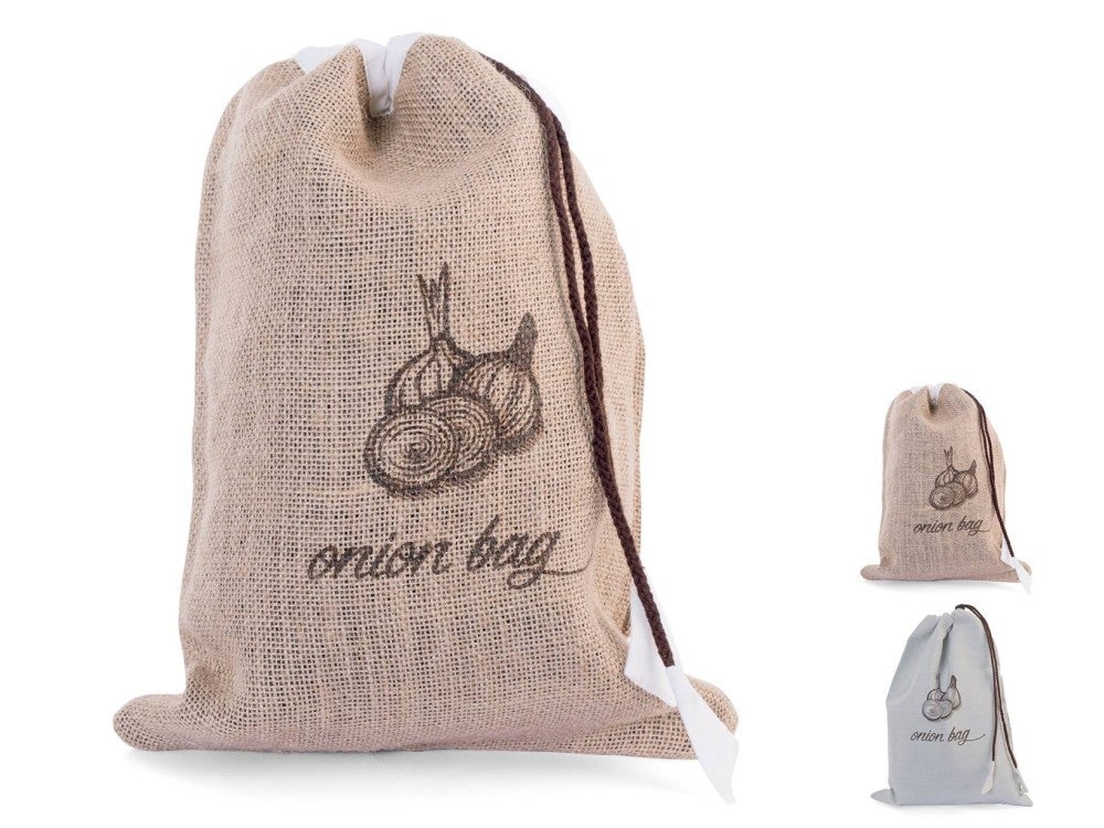Sac à oignons en jute non tissé 27 x 38 cm | Leroy Merlin