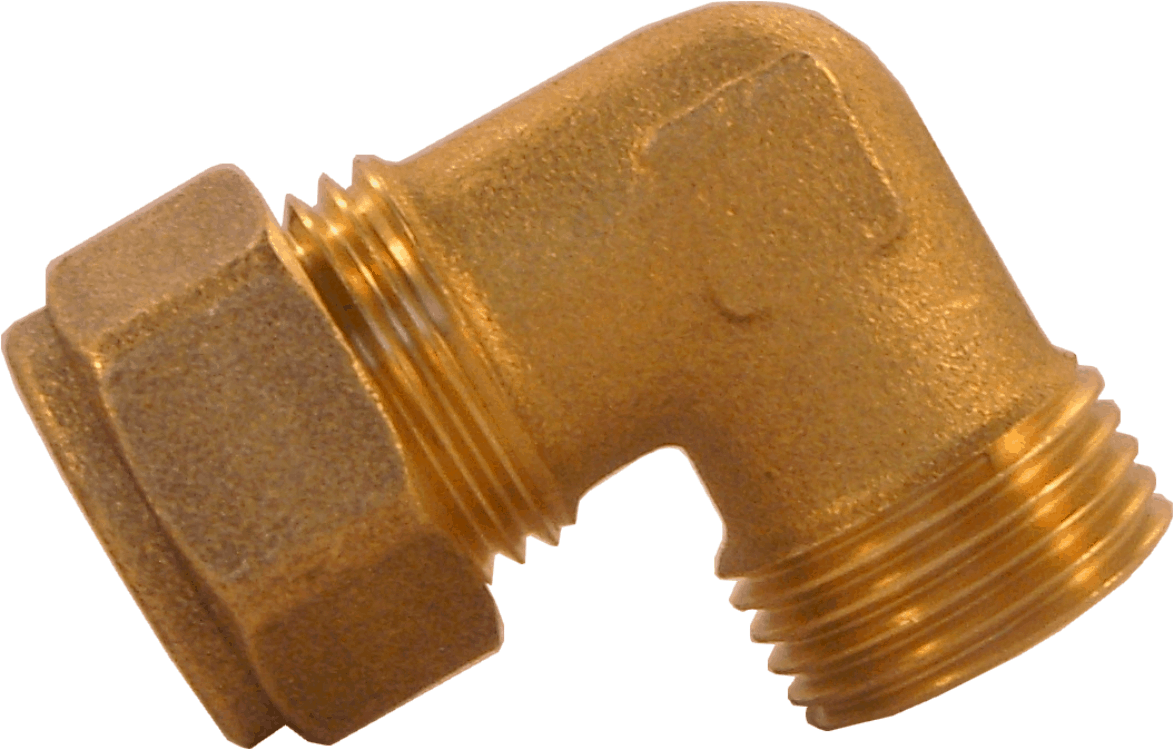 PACK de 10 coudes laiton male diamètre 1/2" (15x21) biconique pour tube ...