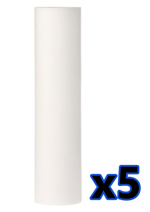 5x Cartouches De Filtres À Eau 10" Anti-sédiments 5 µm Polypropylène ...