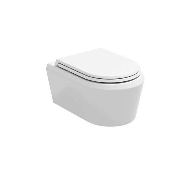 Water Cruise sospeso senza brida (rimless) cm. 53x39 bianco lucido di Ceramica GSG | Leroy Merlin