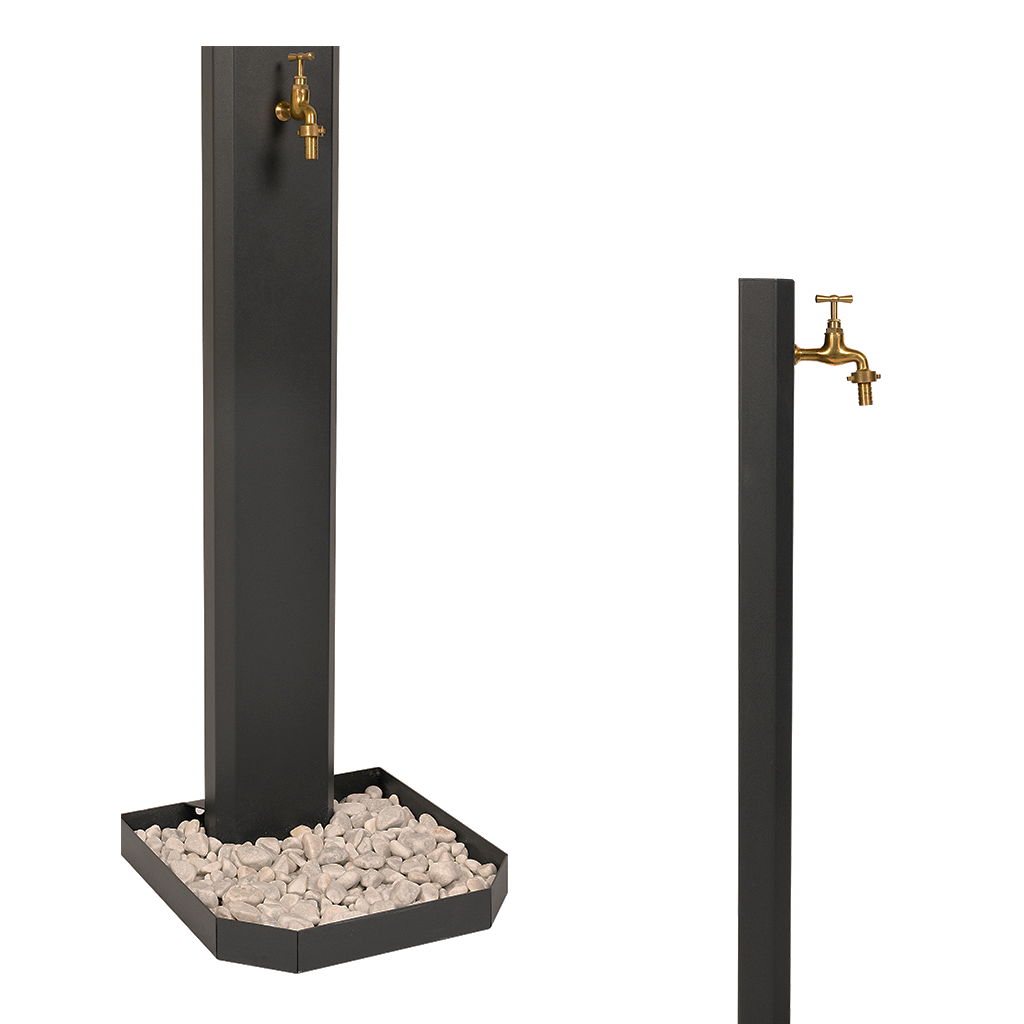 Fontaine de jardin - AVEC CHOCOLATS DECORATIFS - Anthracite | Leroy Merlin