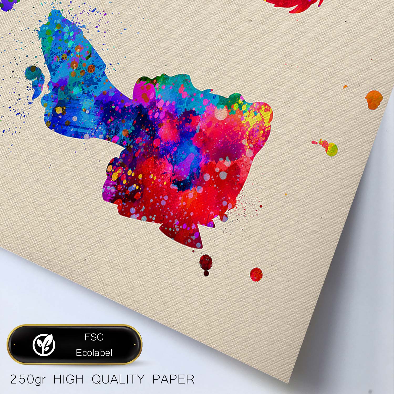 Poster Imagen De Peter Pan Y Wendy. Posters Con Diseno Acuarela De ...