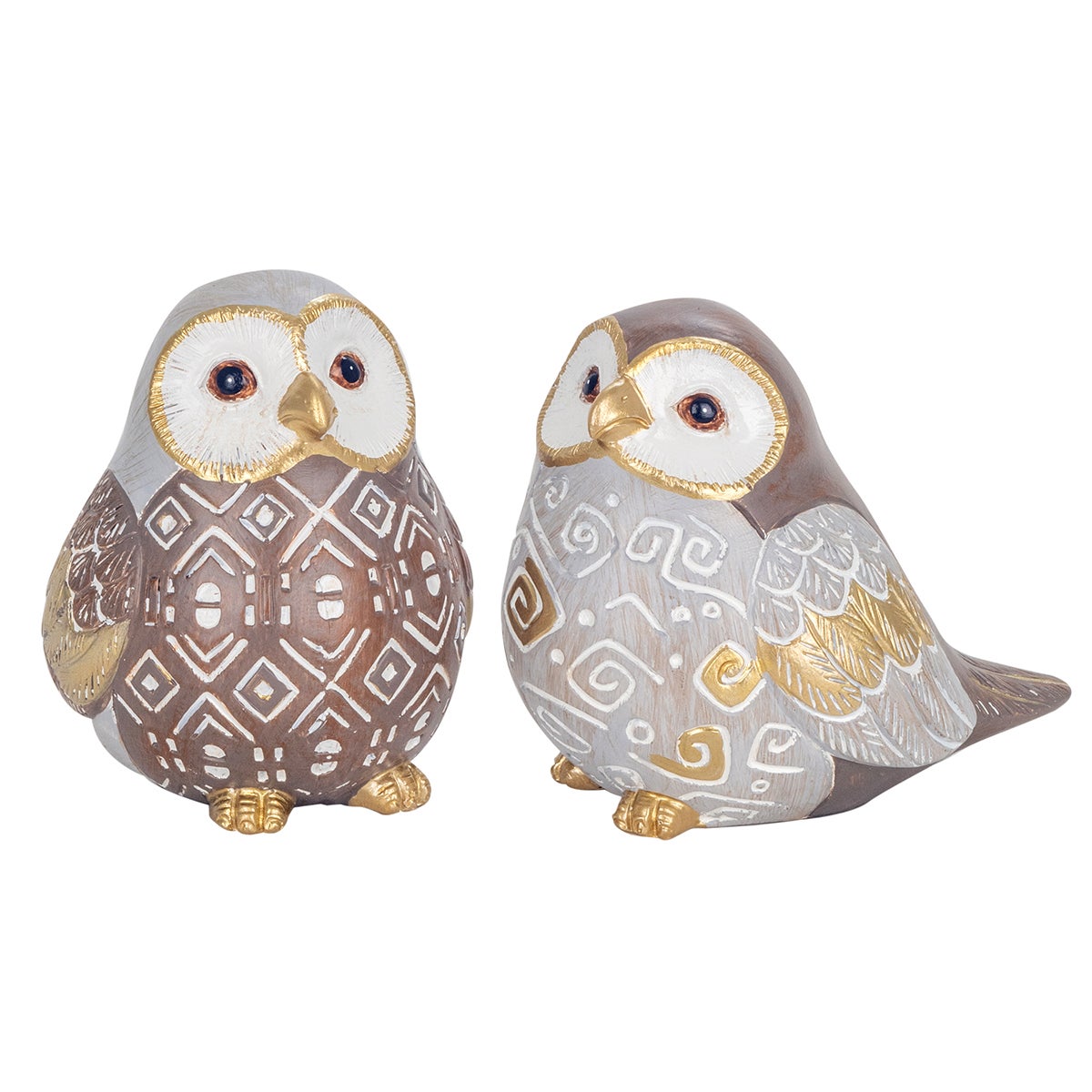 ORIGEN Home Decor Figura Búho 2 Unidades Buhos | Figura de Búho ...