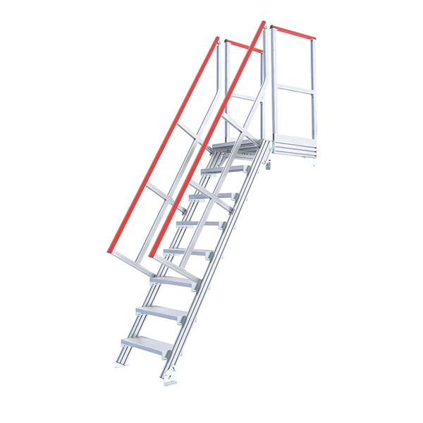 Scala industriale 9 gradini - Altezza raggiungibile 2.25m - 22200809 ...