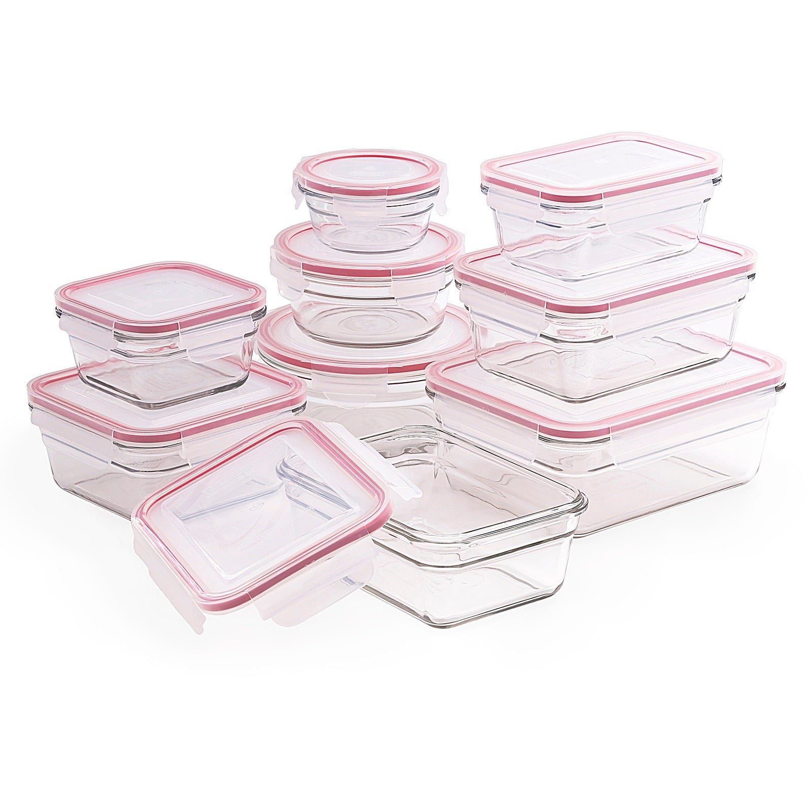 Glasslock Oven Safe - Lote de 9 Recipientes Multiformato en Vidrio ...
