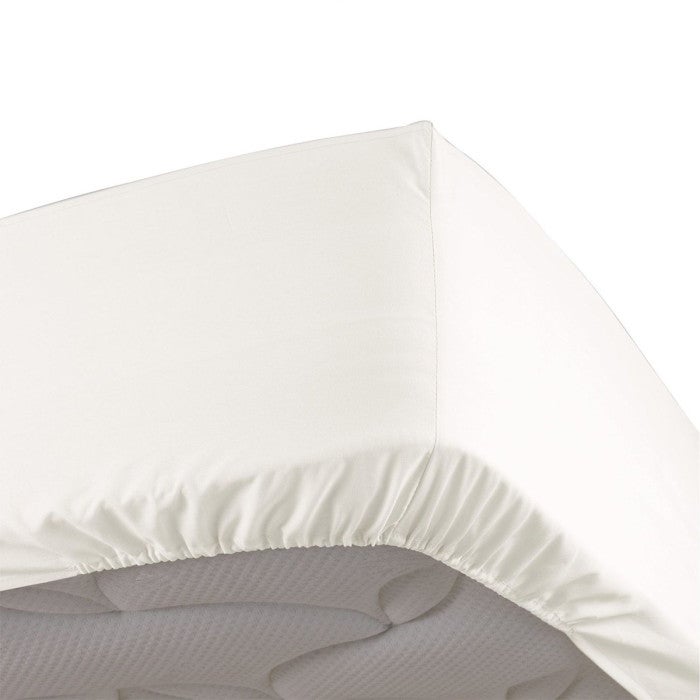 Drap Housse "Percaline" 140x190cm Lin | Leroy Merlin