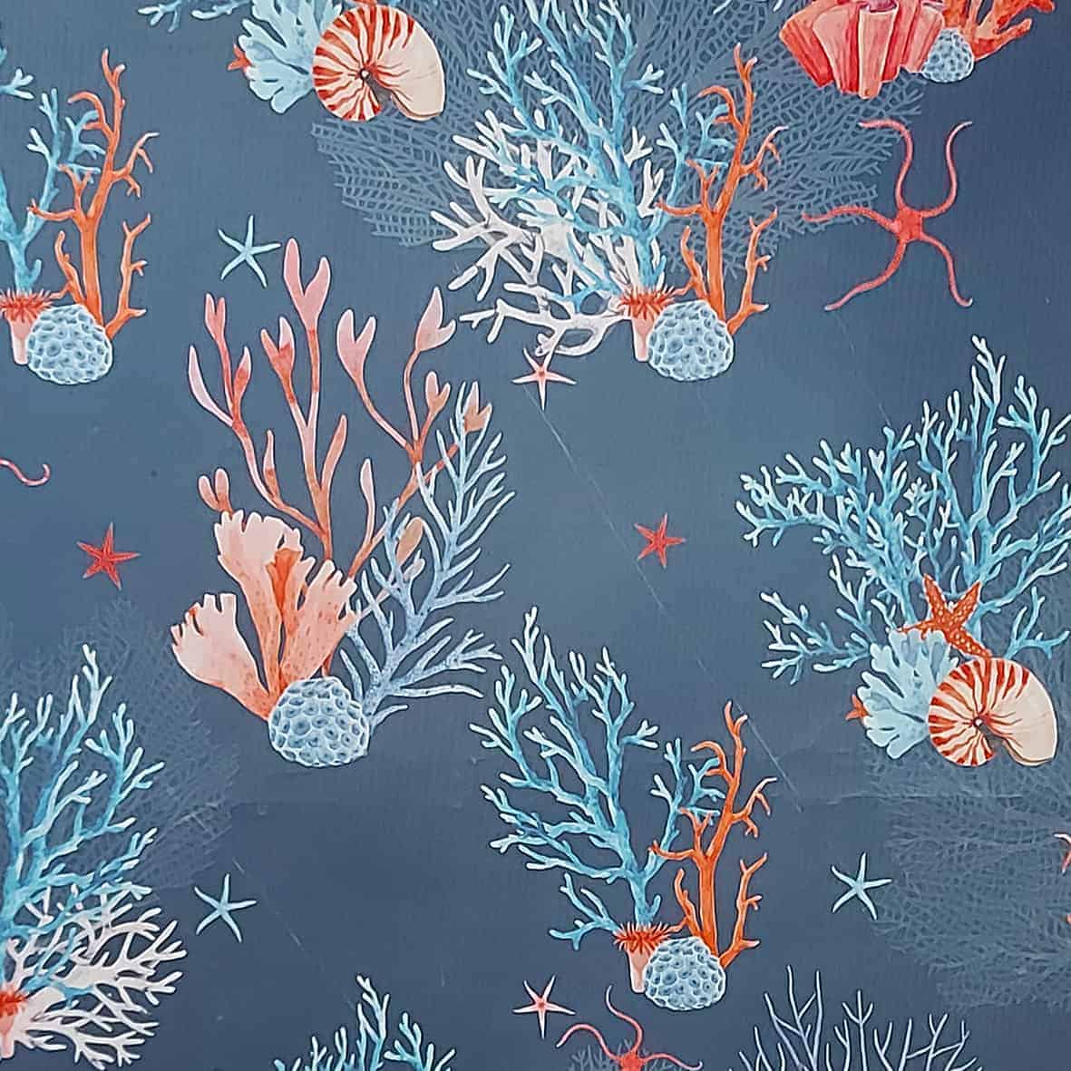 Malla impermeable Coral-Azul 140 cm | Leroy Merlin