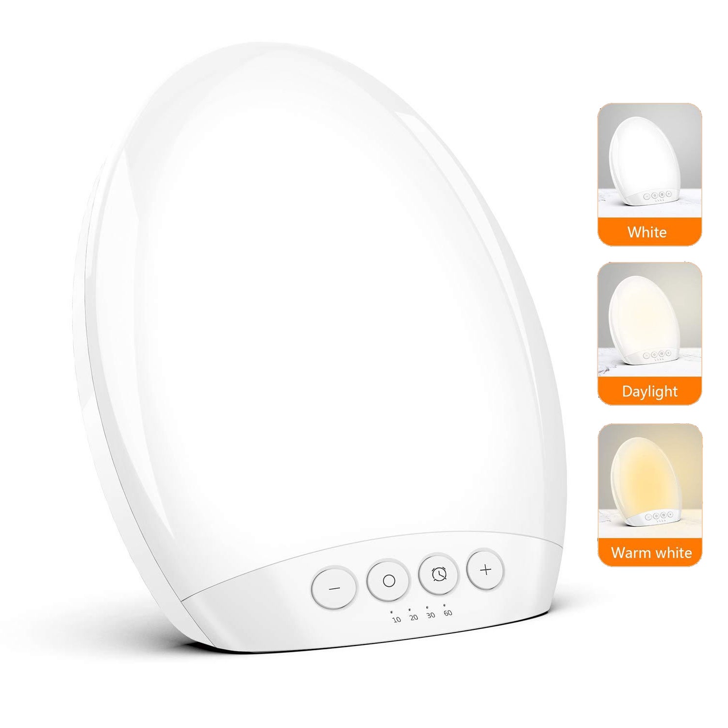 Lampe de thérapie à lumière du jour 10 000 lux avec 3 températures de ...