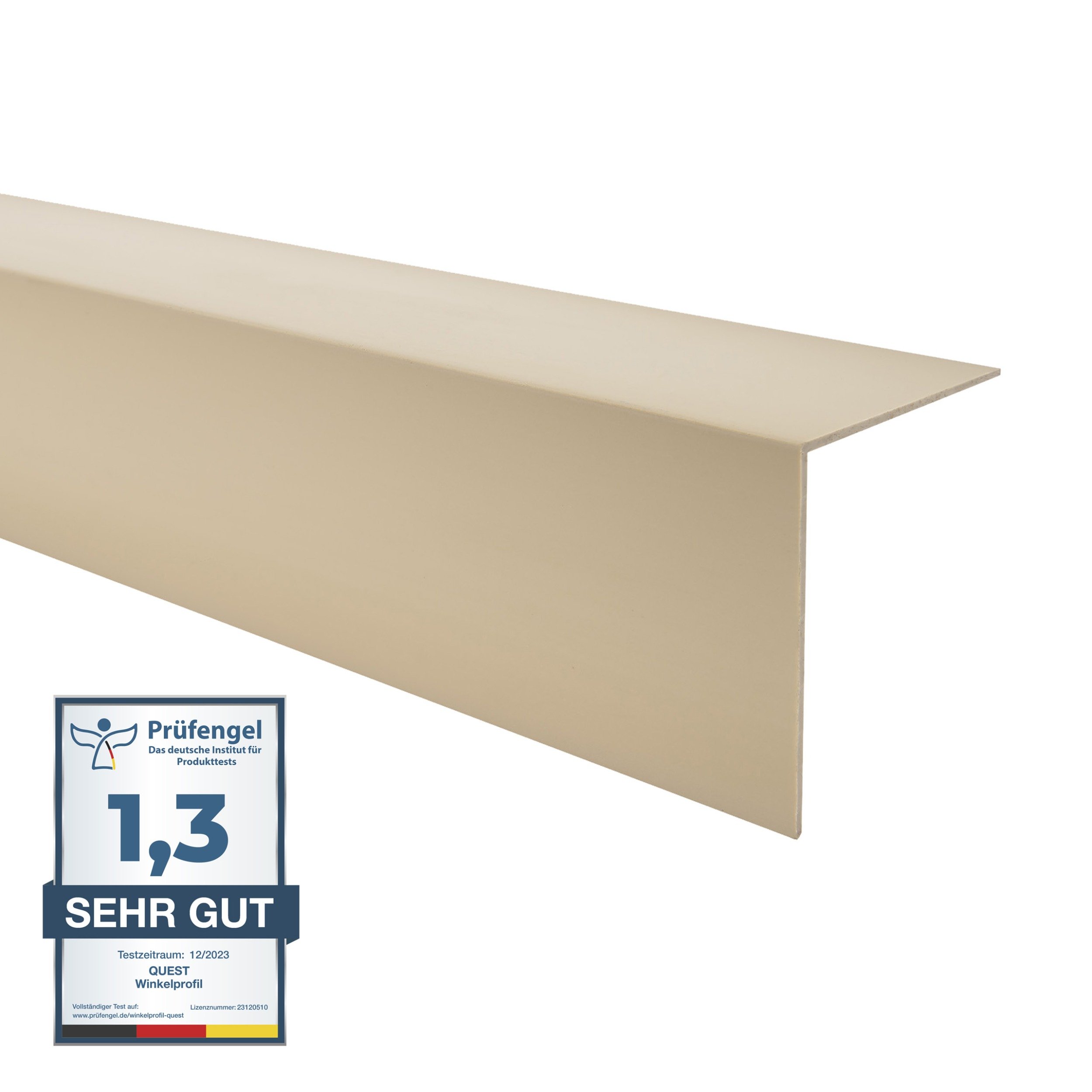 QUEST Cornière PVC 50x20mm, 1m de protection et de décoration, baguette ...