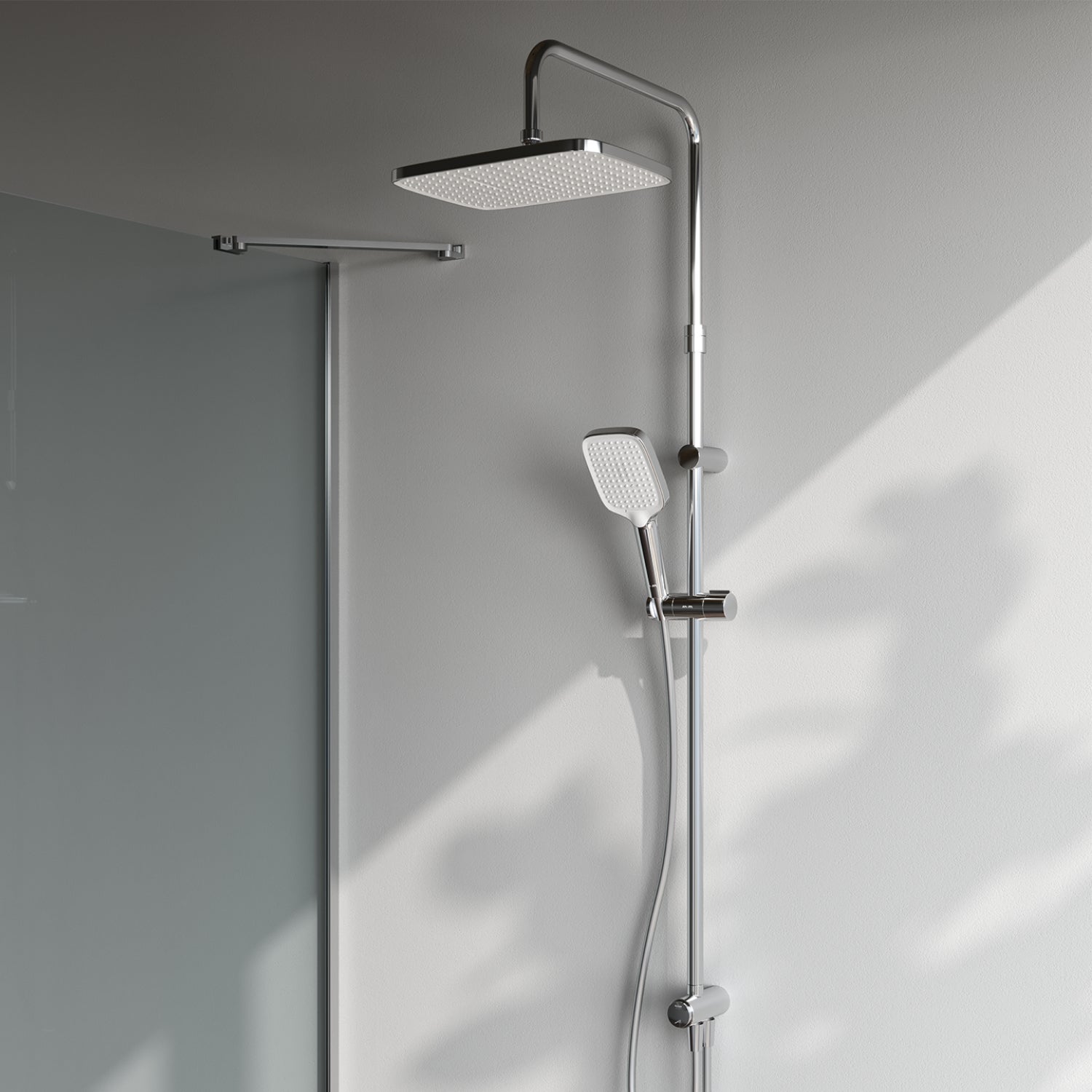 Colonne de douche et bain baignoire sans robinet, Système de douche ...
