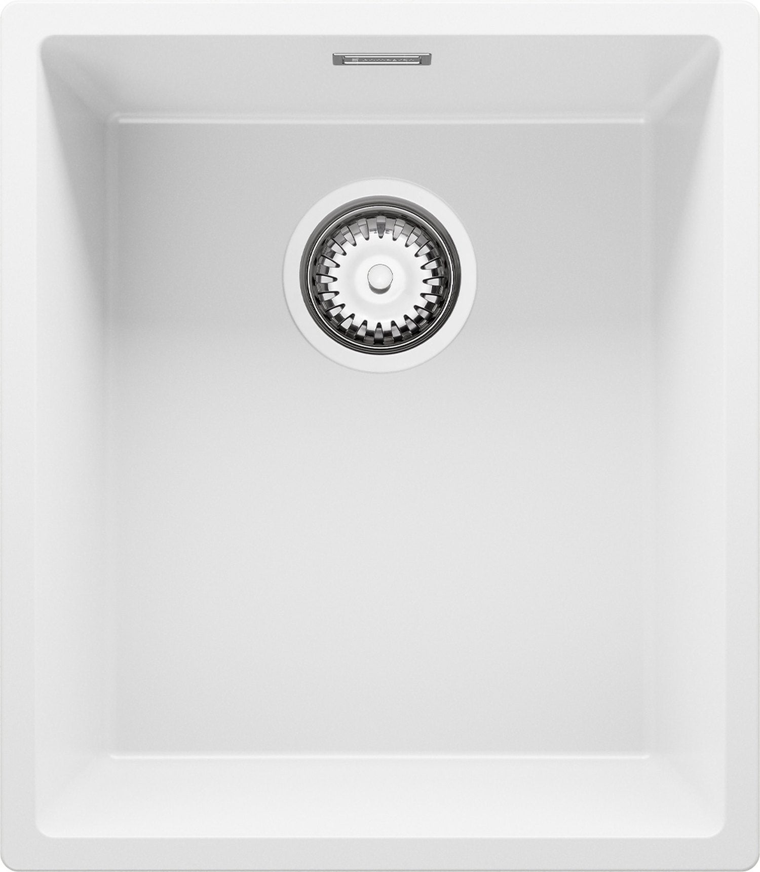 PRIMAGRAN Evier Sous Plan Blanc 41x47cm, Evier en Granit 1 bac + Kit de ...