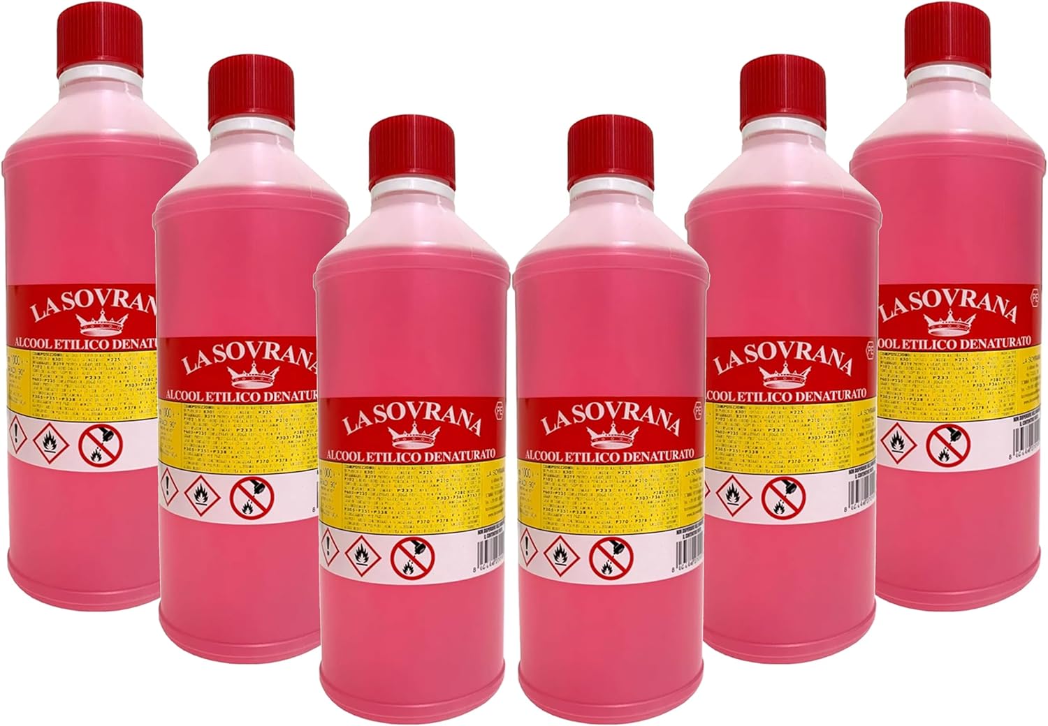 Alcool Denaturato Etilico 94°, Certificato, Multiuso LA SOVRANA ...