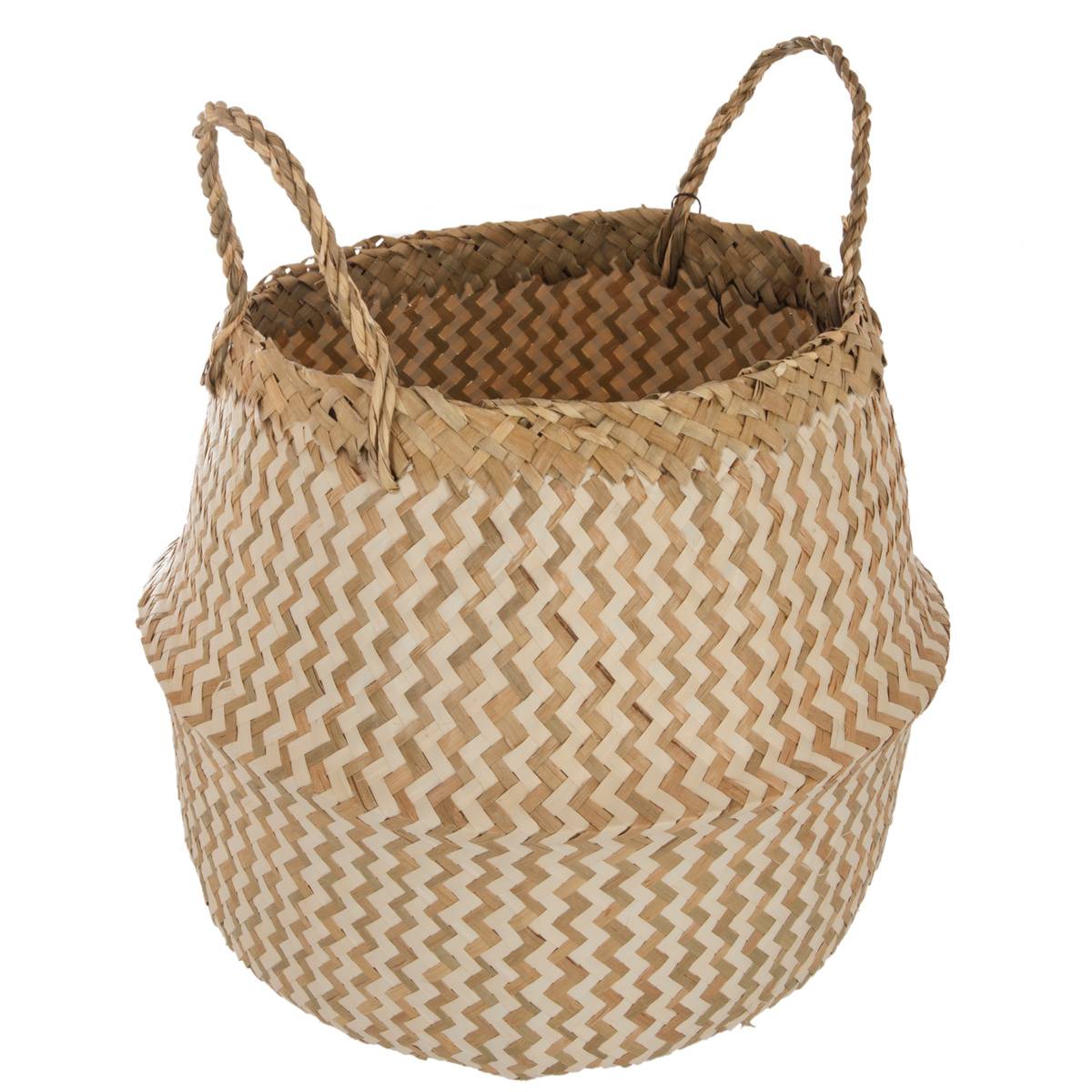 Panier roseau - blanc 37 -5x16 cm - Atmosphera créateur d'intérieur ...