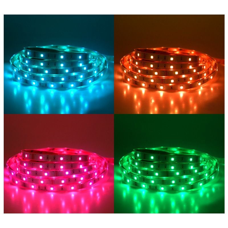 Bandeau LED RGB 5m – 30LED/m – IP67 – Silicone – 12V – Dimmable | Leroy ...