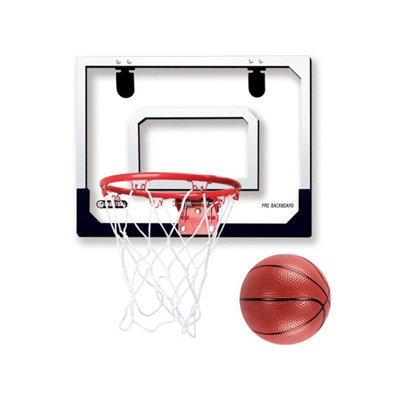 Mini panier de basket intérieur avec accroches de porte - Rouge | Leroy ...