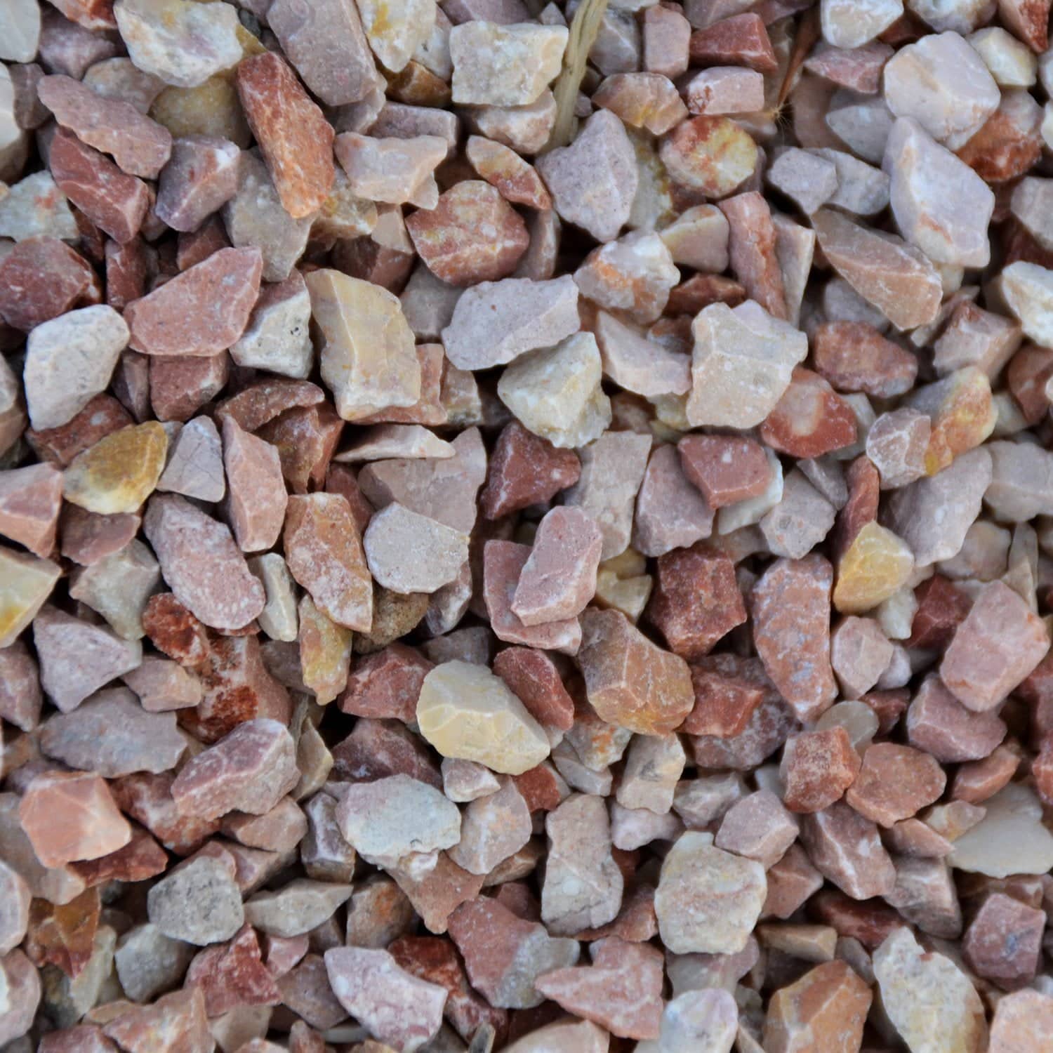 Lot de 3 sacs de +/- 20 kg - Gravier Rose Décoratif 4/8 | Leroy Merlin