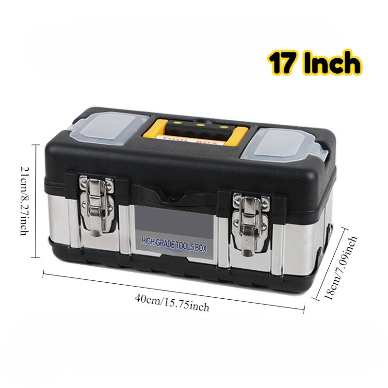 Boîte À Outils Portable En Acier Inoxydable Avec Loquet Et Poignée En ...