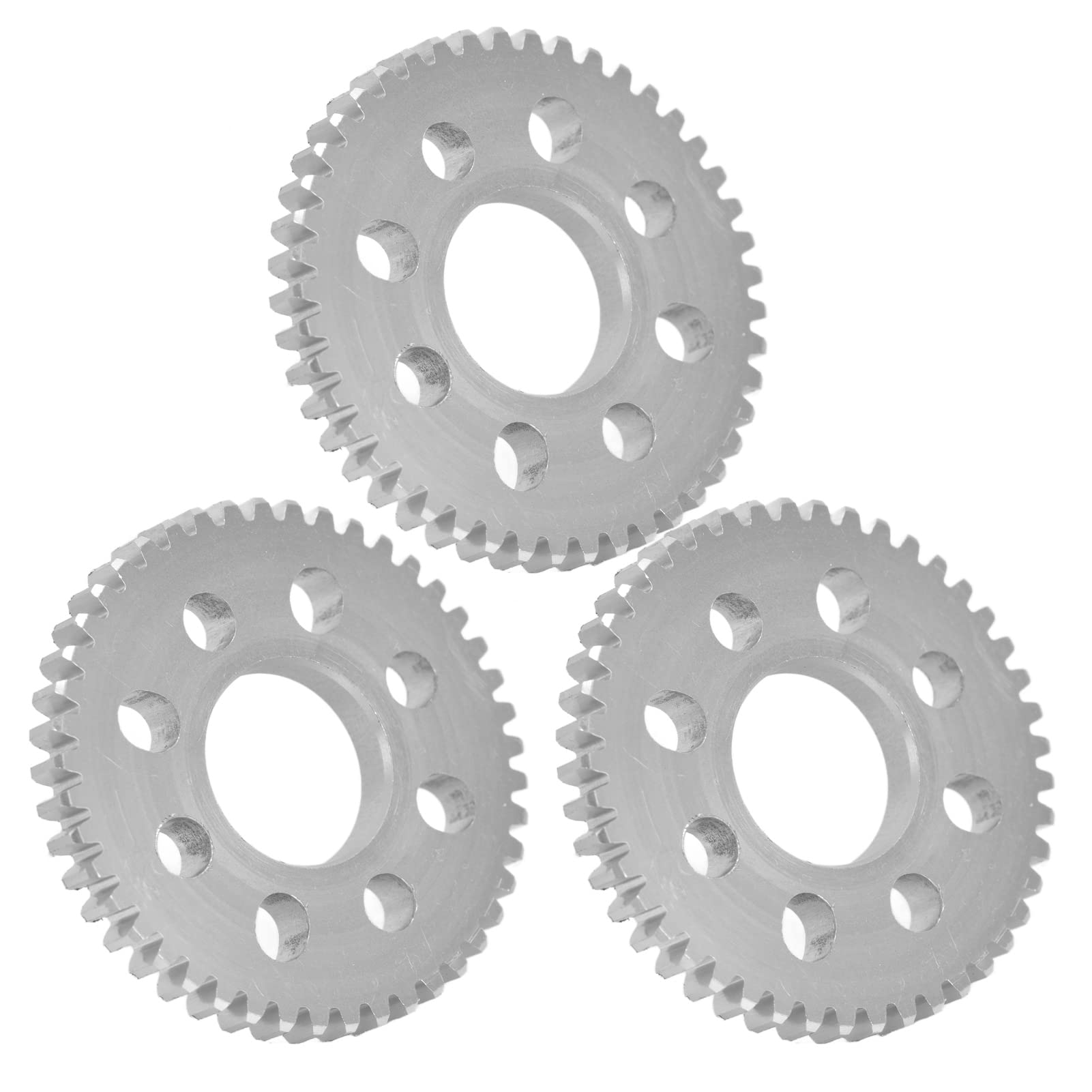 Kit de 3 engrenages droits 8 trous en aluminium 4 mm d'épaisseur 14 mm ...