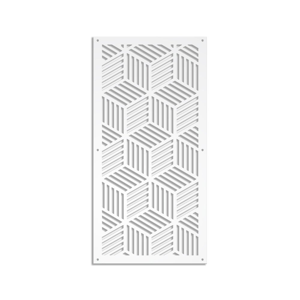 CUBIC - Panel PVC perforado - Parasol 73X148 cm blanco | Leroy Merlin