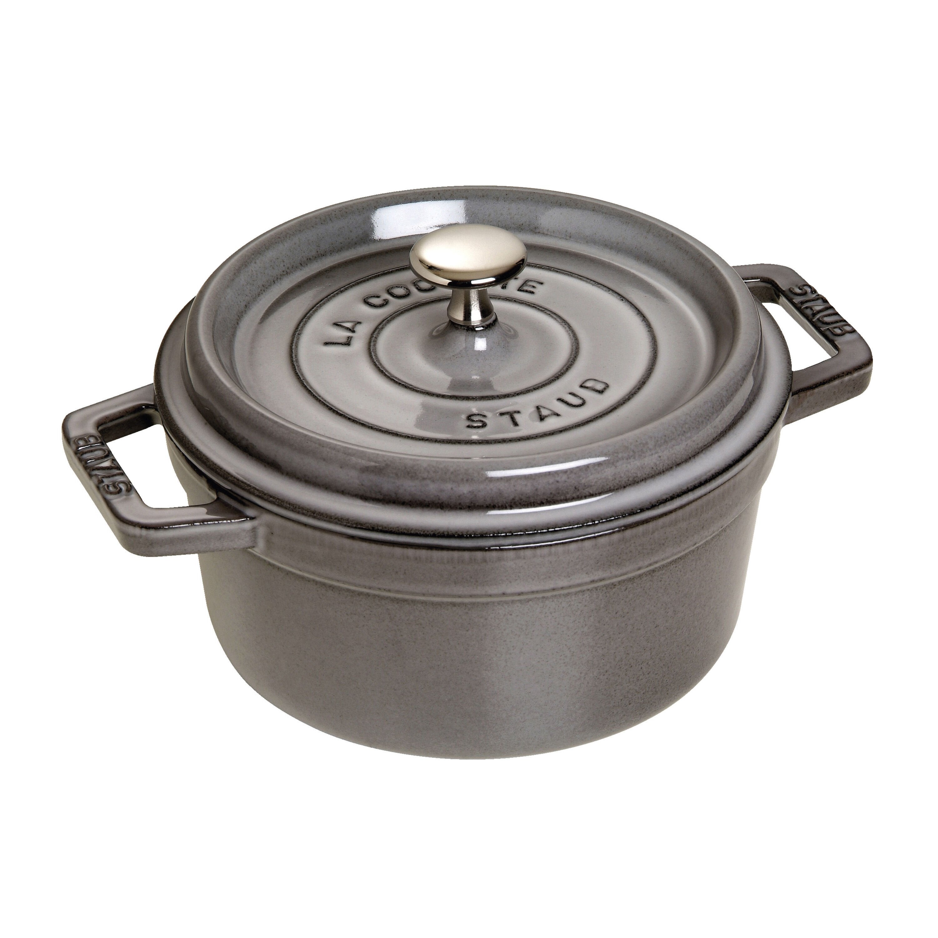 STAUB Cocotte Rond 20 cm Gris Graphite | Leroy Merlin
