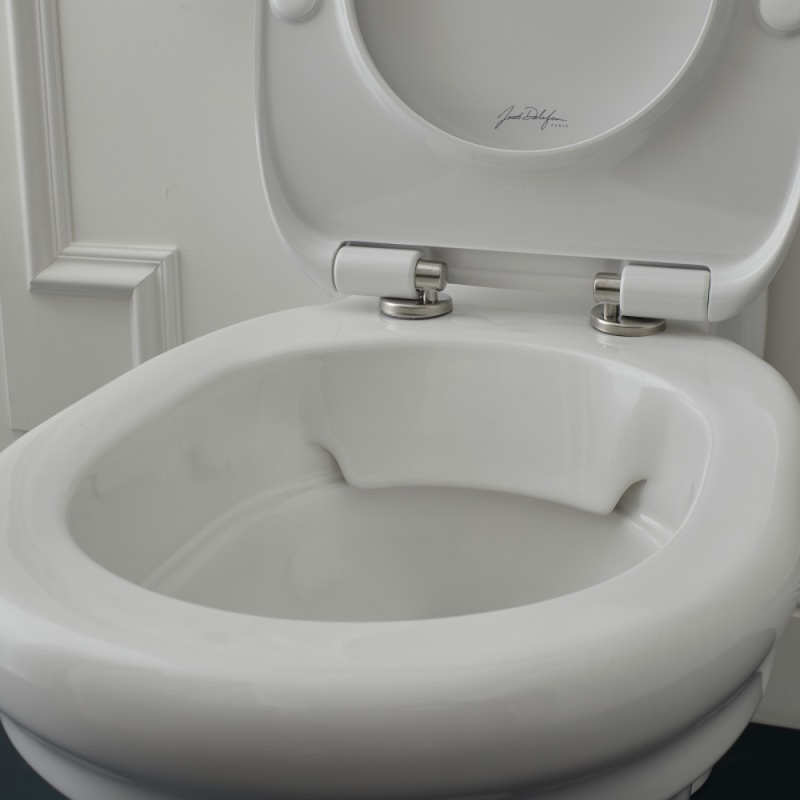Pack WC sin brida con salida universal JACOB DELAFON Cléo 1889 con tapa ...