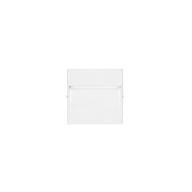 Mur encastré IP65 modèle Nod Square LED Blanc FORLIGHT | Leroy Merlin