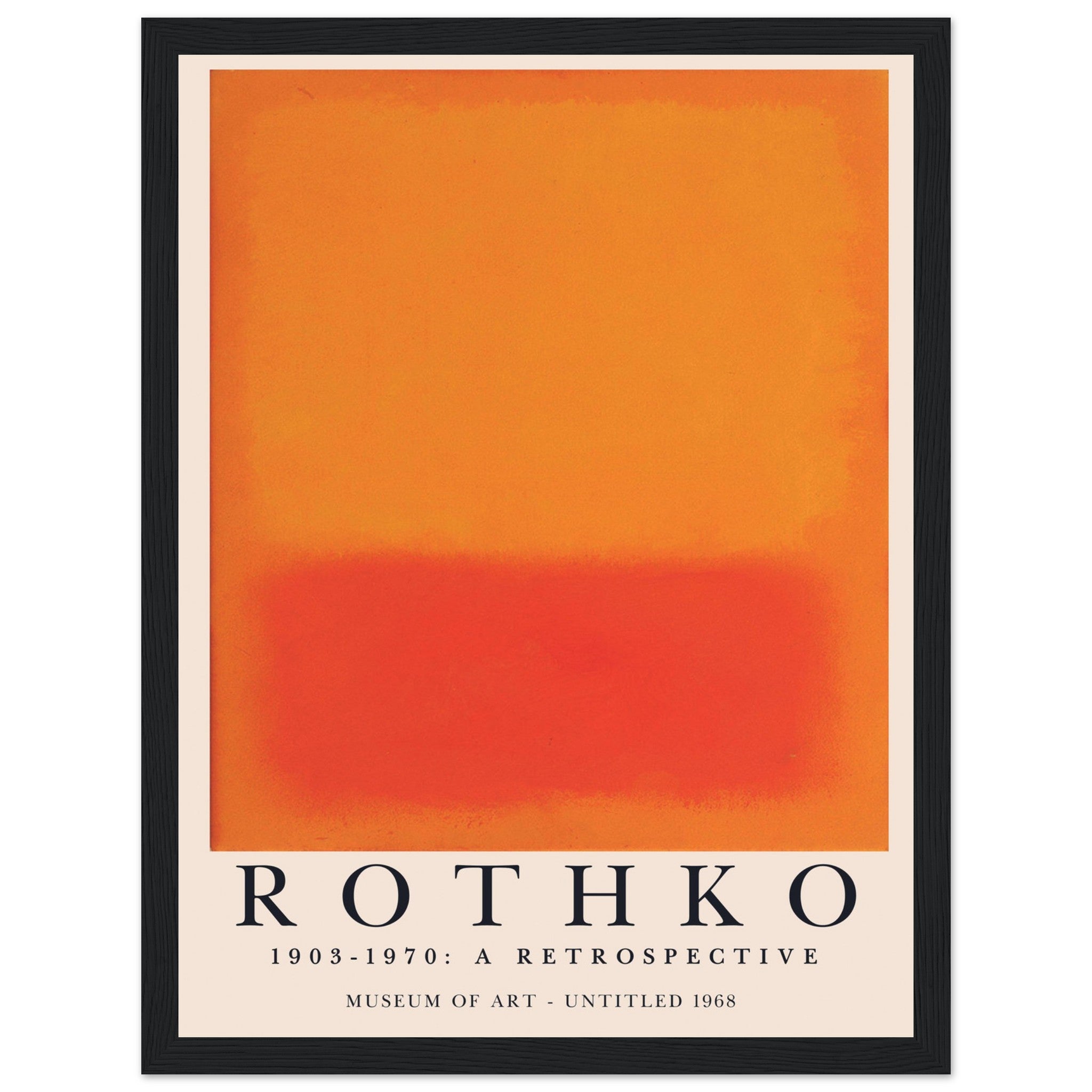 Lámina decorativa para enmarcar CUADRO ROTHKO II 70x100 cm | Leroy Merlin