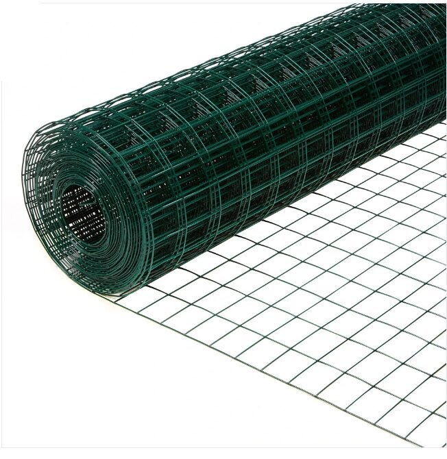 Grillage à poules plastifié maille hexagonale 25mm en PVC 1m x 10m ...