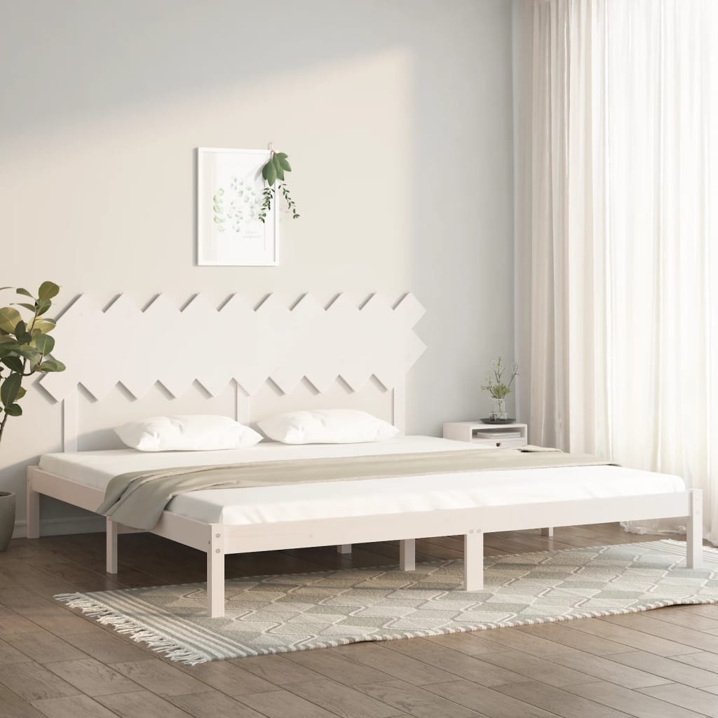Giroletto Bianco 200x200 cm in Legno Massello vidaXL | Leroy Merlin