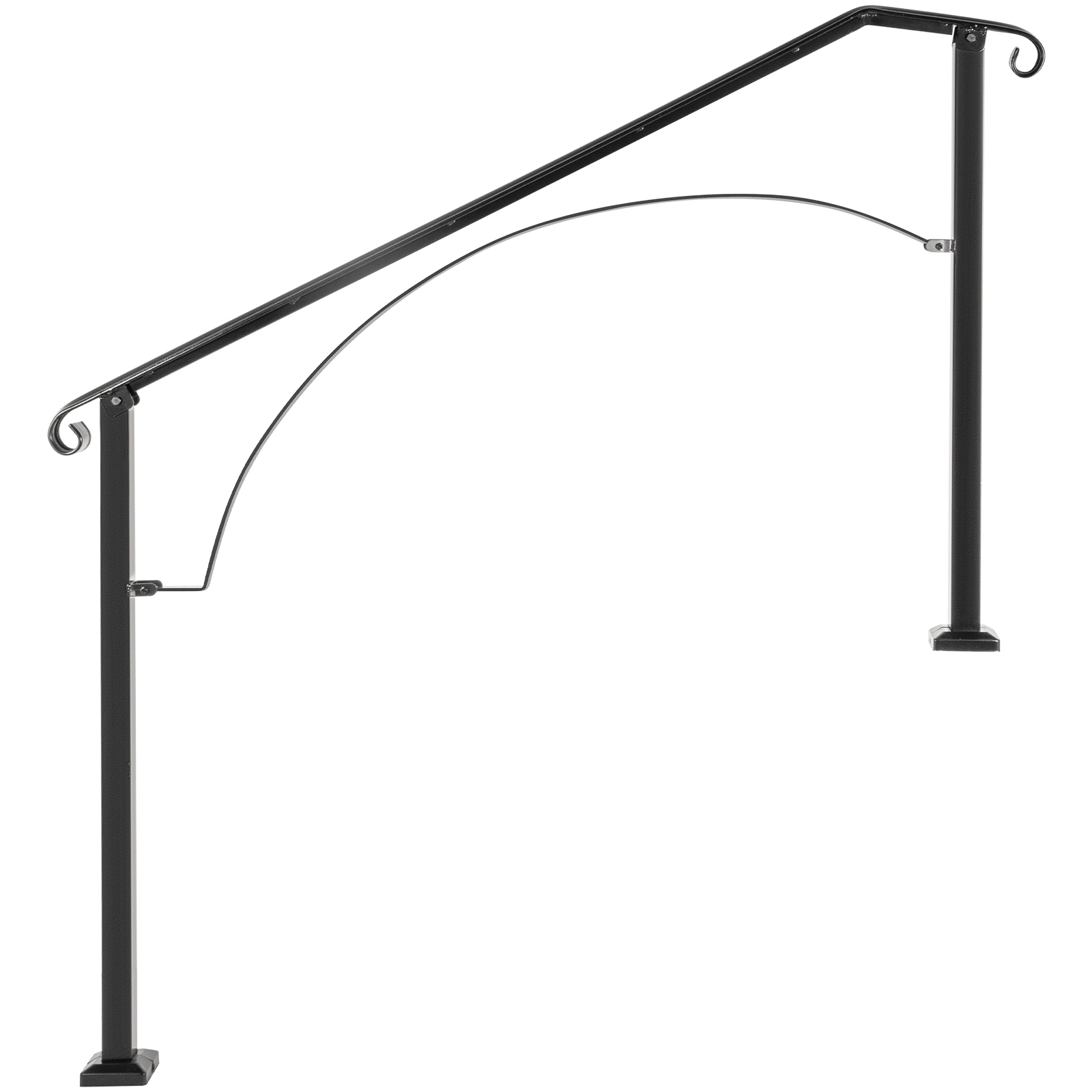 SucceBuy Rampe per scale esterne, adatte a scale a 4 o 5 gradini, Rampa ...