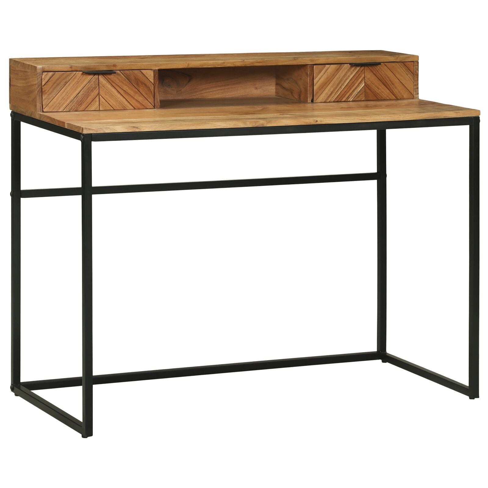 Escritorio de Computadora con cajón Marrón 110 x 50 x 87 cm vidaXL ...