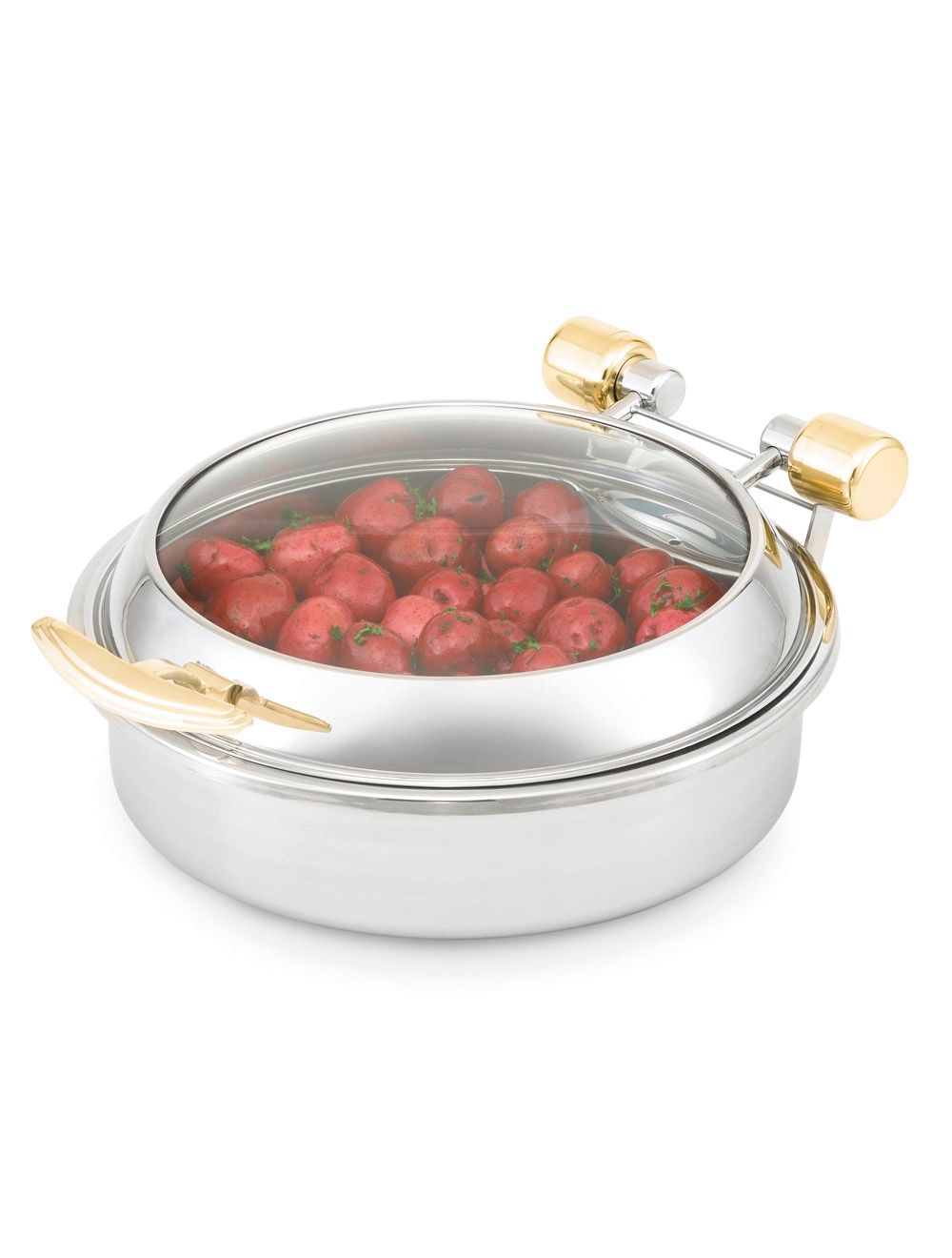 Chafing Dish Induction Rond Couvercle en Verre - Pujadas | Leroy Merlin